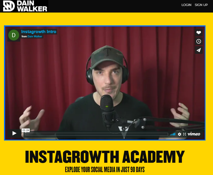 Dain Walker – Instagrowth Academy Download